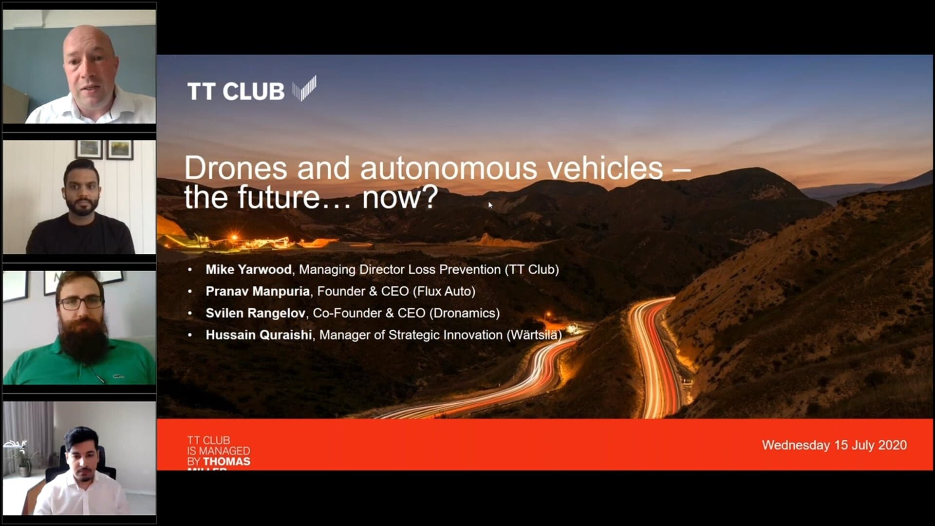 The Future of Drones and Autonomous Vehicles - TT Club