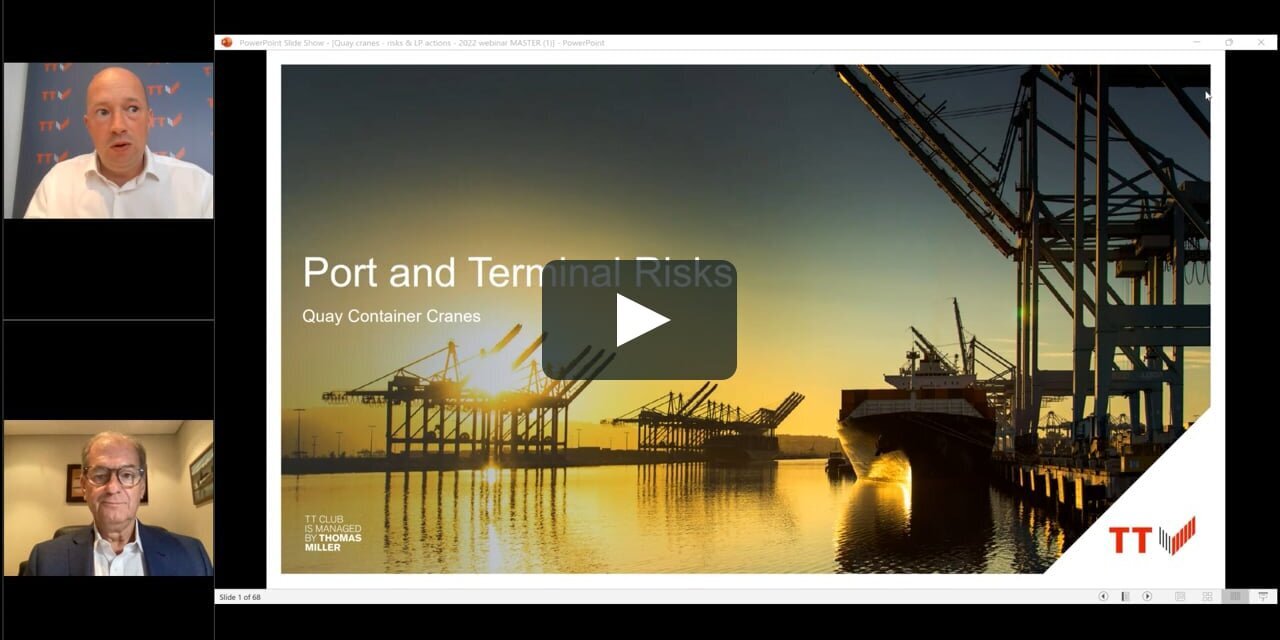 Port and Terminal Risks | Container Cranes | TT Club - TT Club